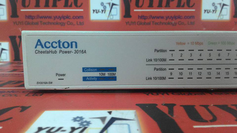 Accton CheetaHub Power 3016A (EH3016A-SW) - 裕益科技自動化設備可程式編碼器PLC分散式控制系統DCS